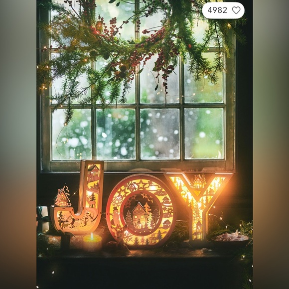 Anthropologie | Holiday | Anthropologie Wonderland Scene Monogram ...